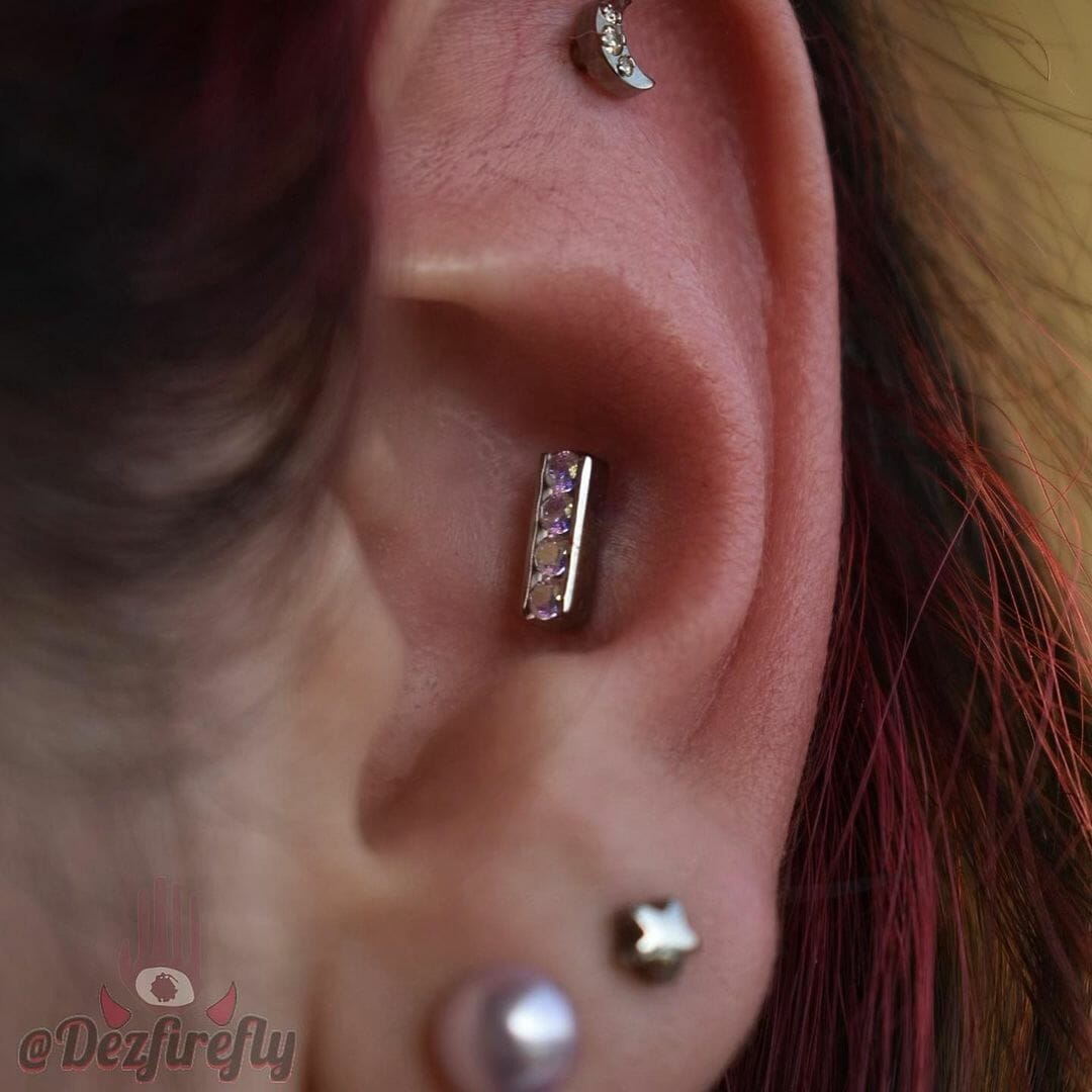 45 Impressive Flat Piercing Ideas That You’ll Be Smitten To See ...