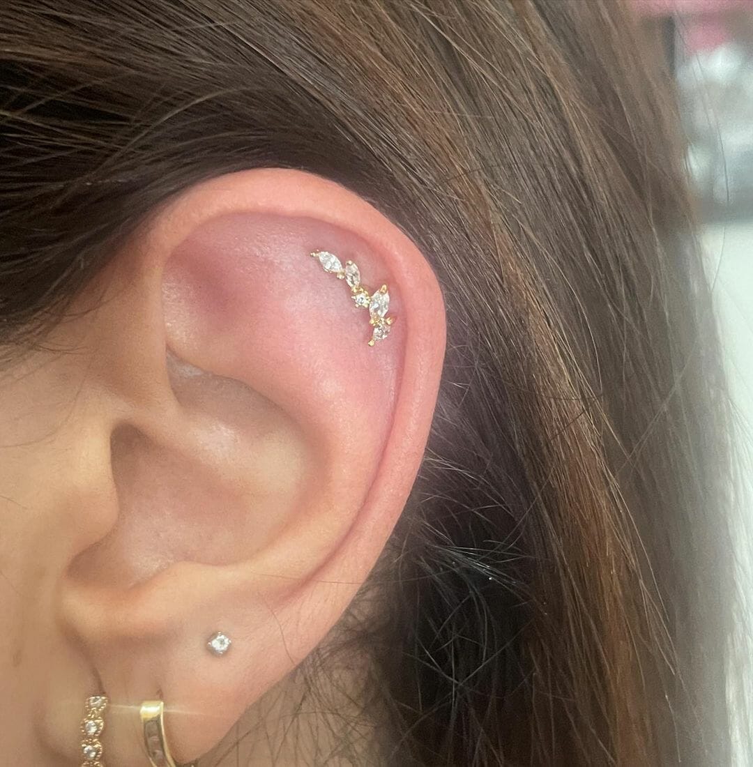 45 Impressive Flat Piercing Ideas That You’ll Be Smitten To See ...
