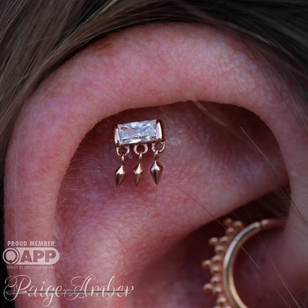 45 Impressive Flat Piercing Ideas That You’ll Be Smitten To See ...