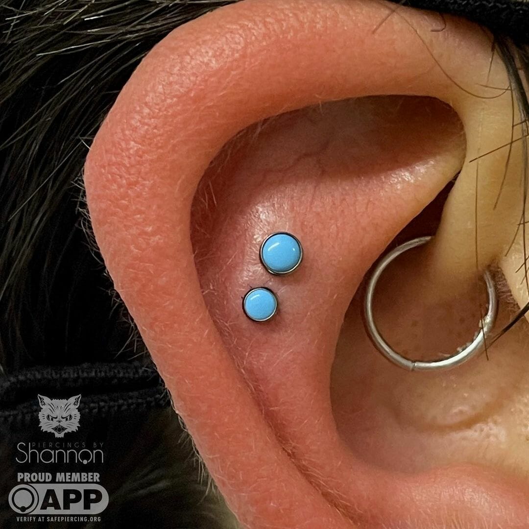 45 Impressive Flat Piercing Ideas That You’ll Be Smitten To See ...