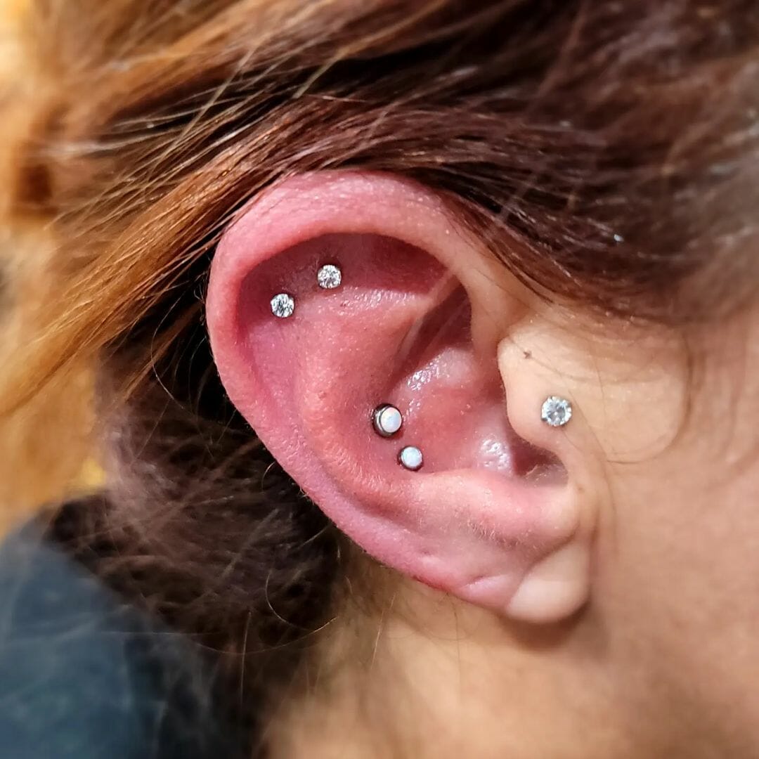 45 Impressive Flat Piercing Ideas That You’ll Be Smitten To See ...