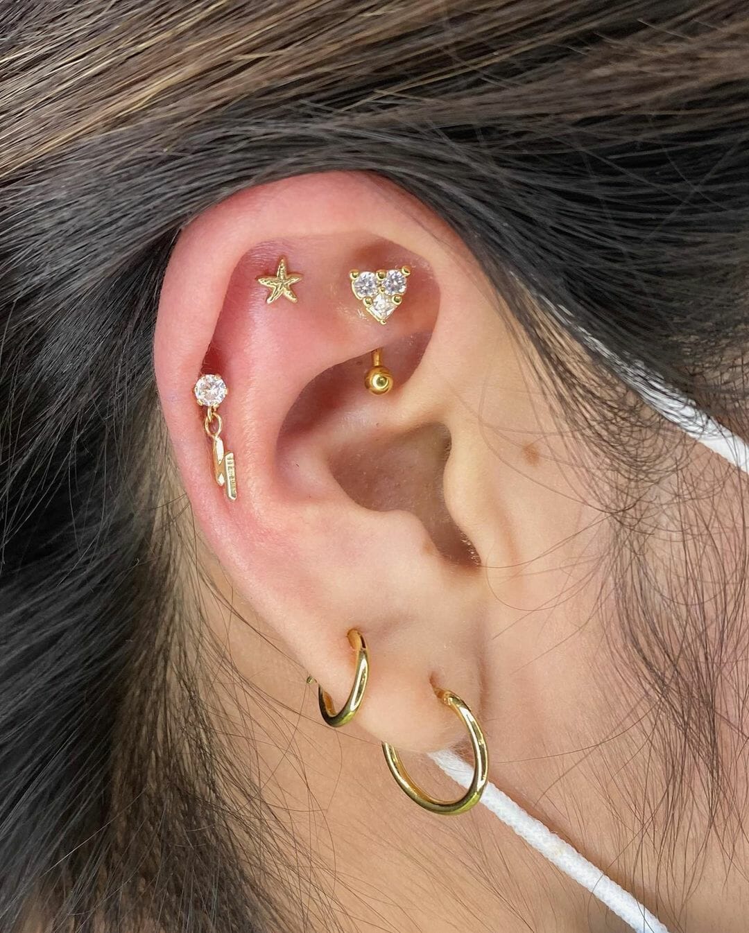 45 Impressive Flat Piercing Ideas That You’ll Be Smitten To See ...