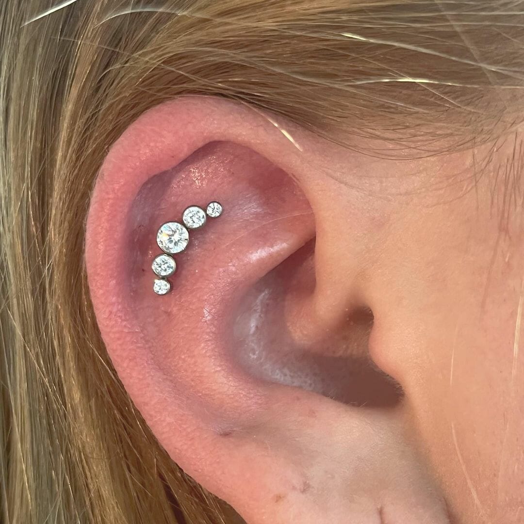 45 Impressive Flat Piercing Ideas That You’ll Be Smitten To See ...