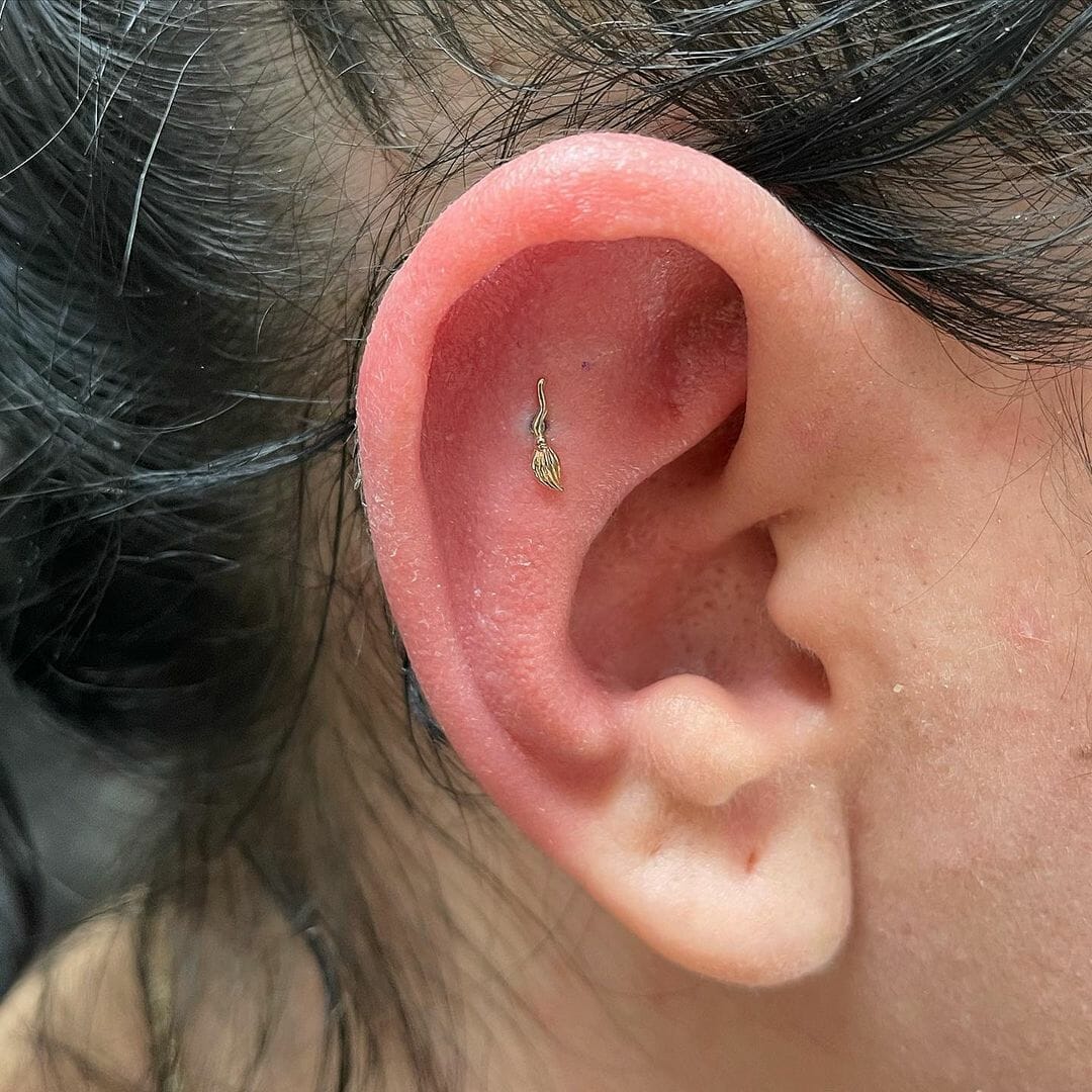 45 Impressive Flat Piercing Ideas That You’ll Be Smitten To See ...