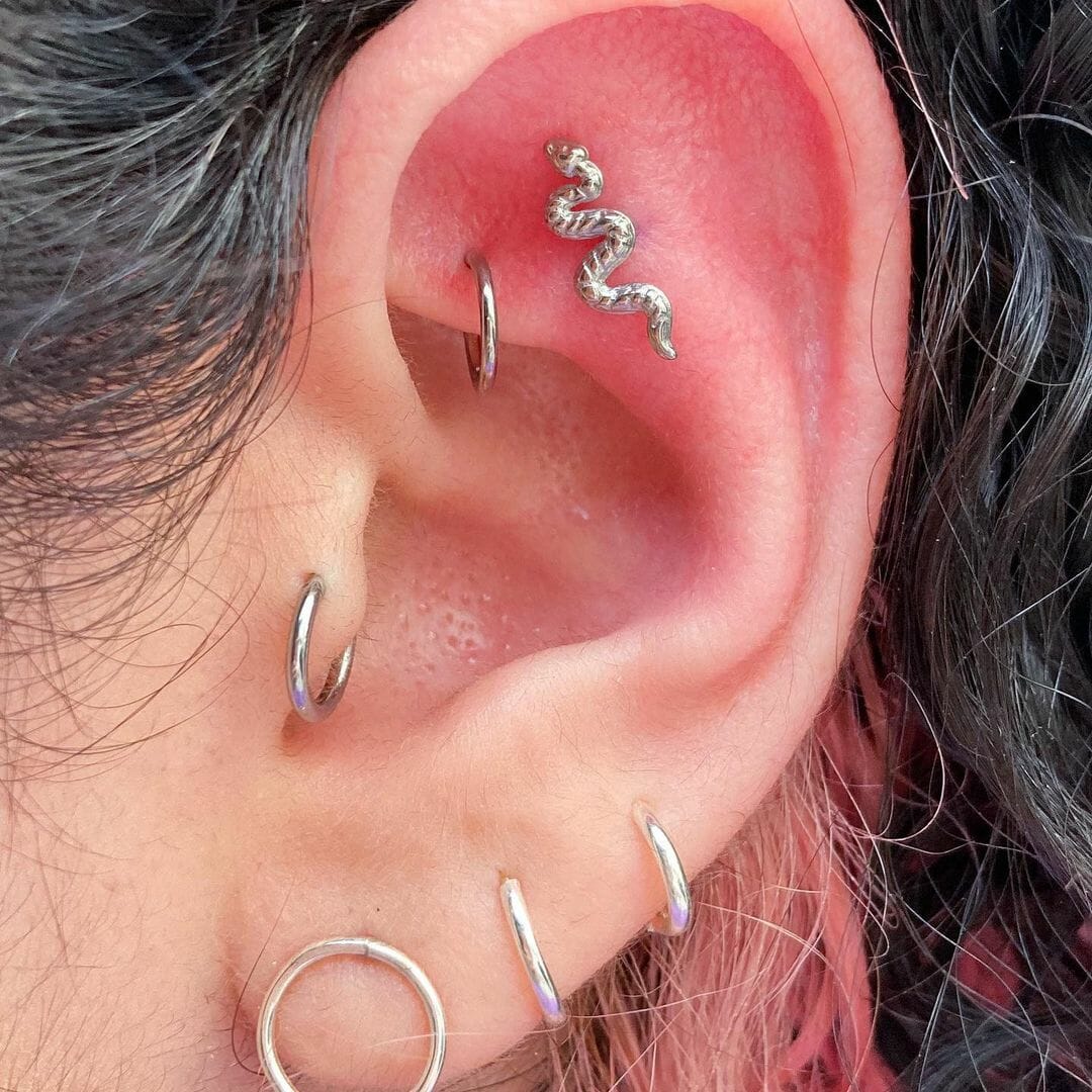 45 Impressive Flat Piercing Ideas That You’ll Be Smitten To See ...