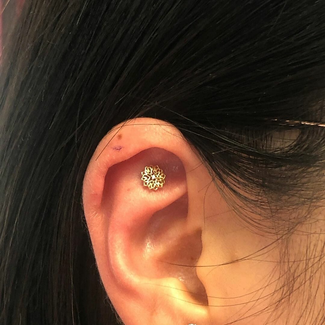 45 Impressive Flat Piercing Ideas That You’ll Be Smitten To See ...