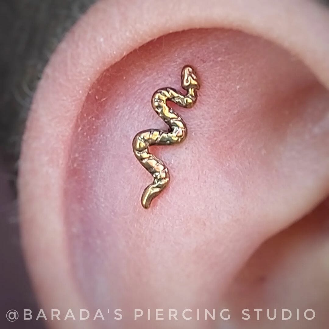 45 Impressive Flat Piercing Ideas That You’ll Be Smitten To See ...