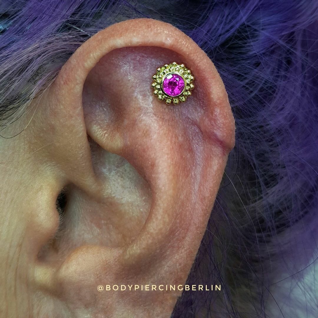 45 Impressive Flat Piercing Ideas That You’ll Be Smitten To See ...