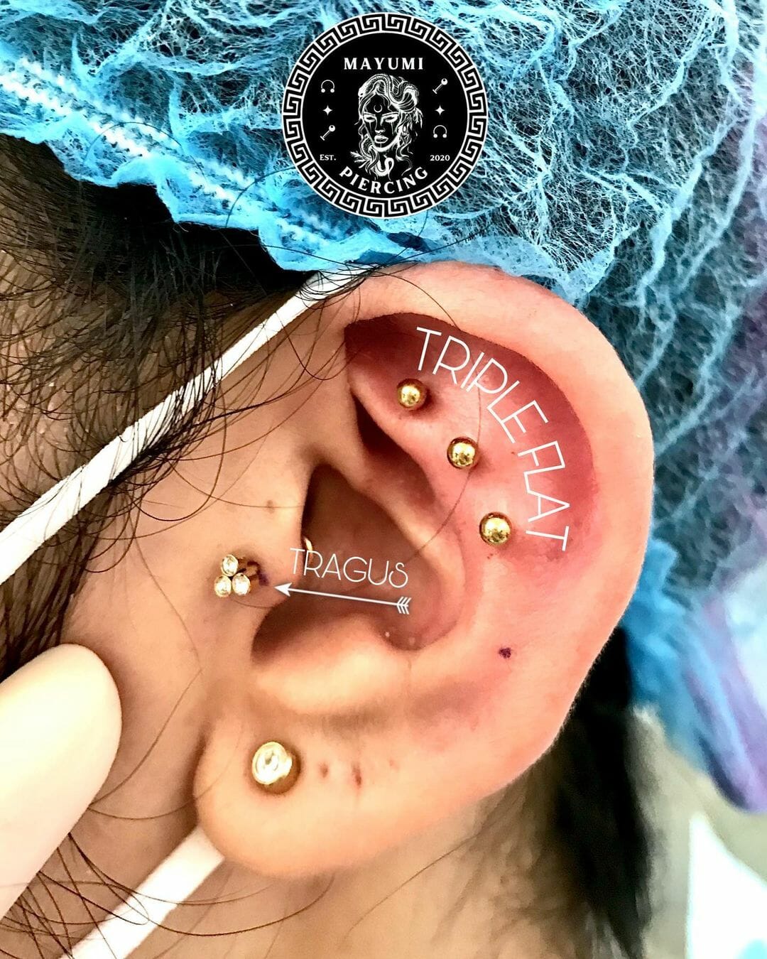 45 Impressive Flat Piercing Ideas That You’ll Be Smitten To See ...