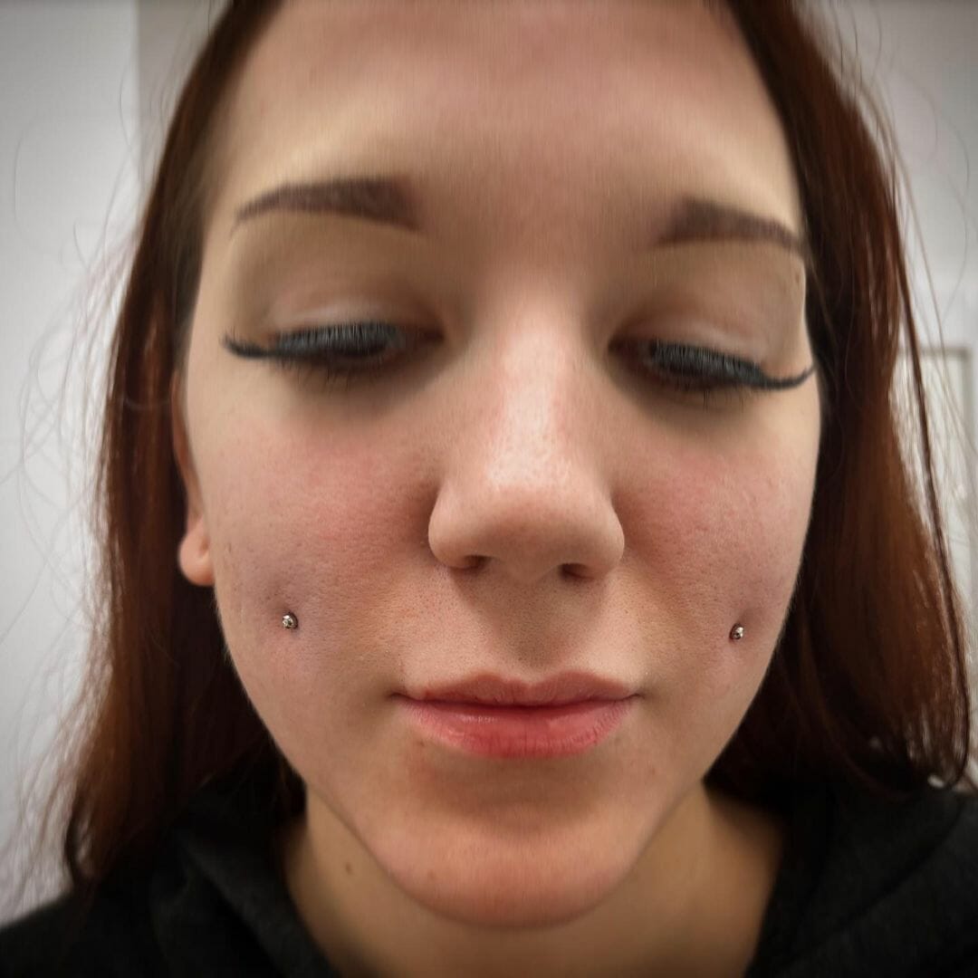 5+ Gorgeous Cheek Piercing Design Ideas For You To Highlight Your ...