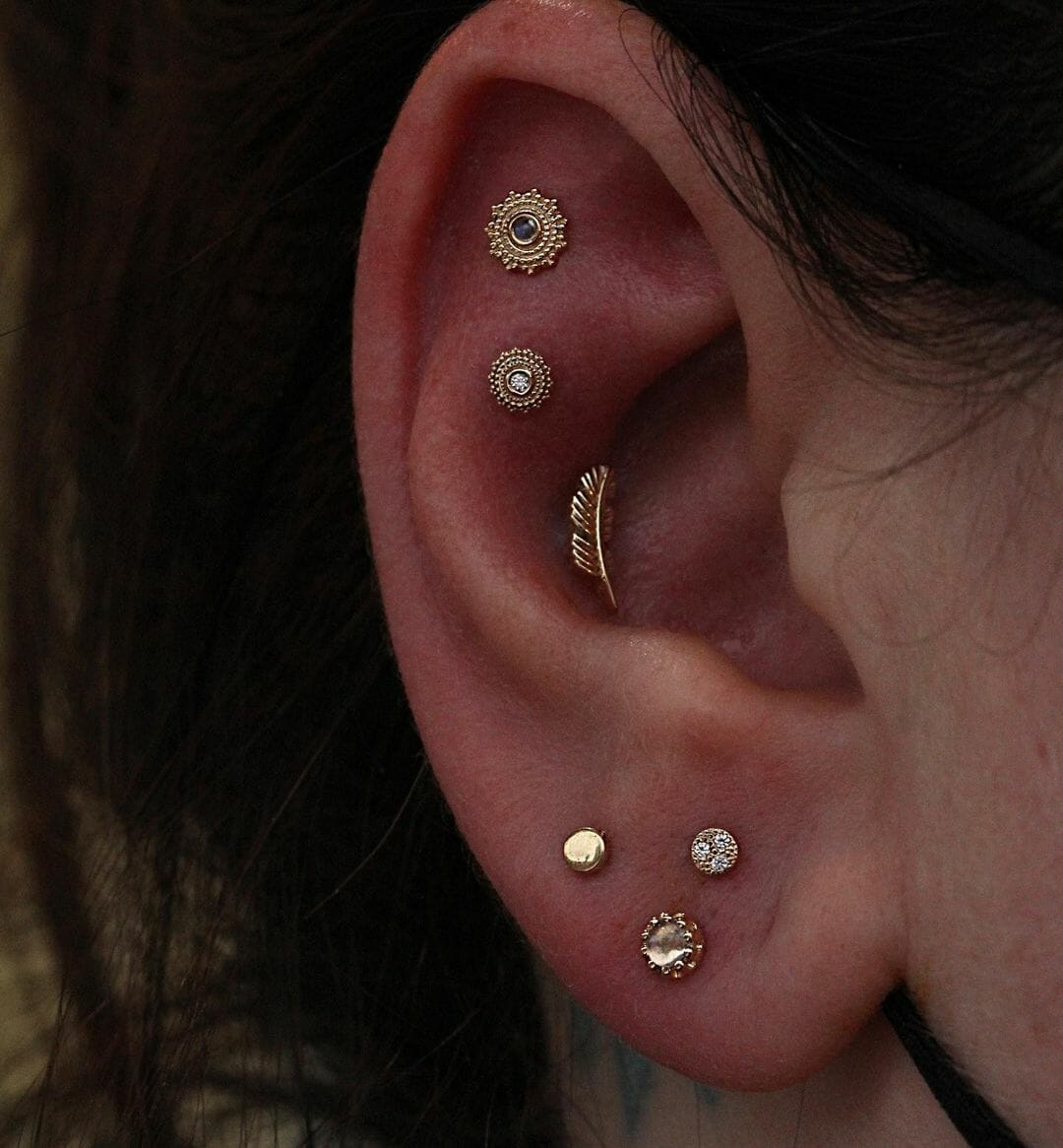 45 Impressive Flat Piercing Ideas That You’ll Be Smitten To See ...