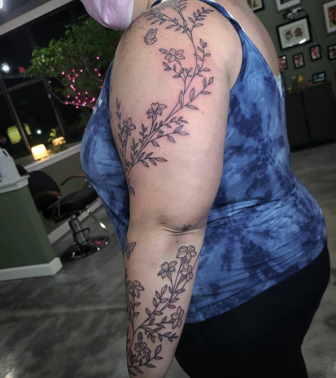 57 Vine Tattoos- A Comprehensive Gallery of Nature’s Artistry - Psycho Tats