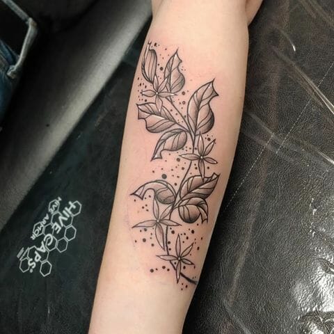 57 Vine Tattoos- A Comprehensive Gallery of Nature’s Artistry - Psycho Tats