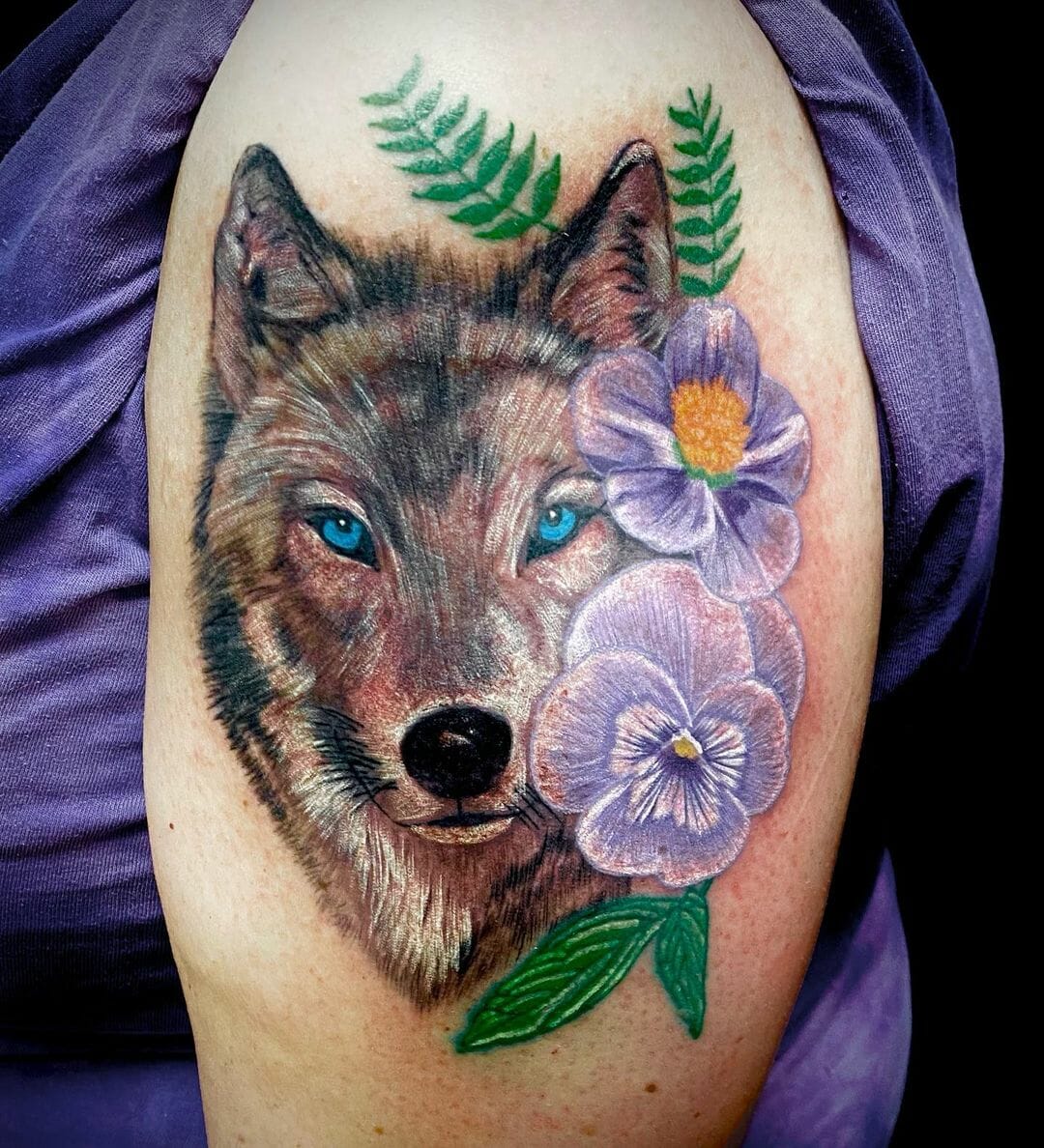 50 Great and Wonderful Tattoos Ideas and Designs of Wolf - Psycho Tats