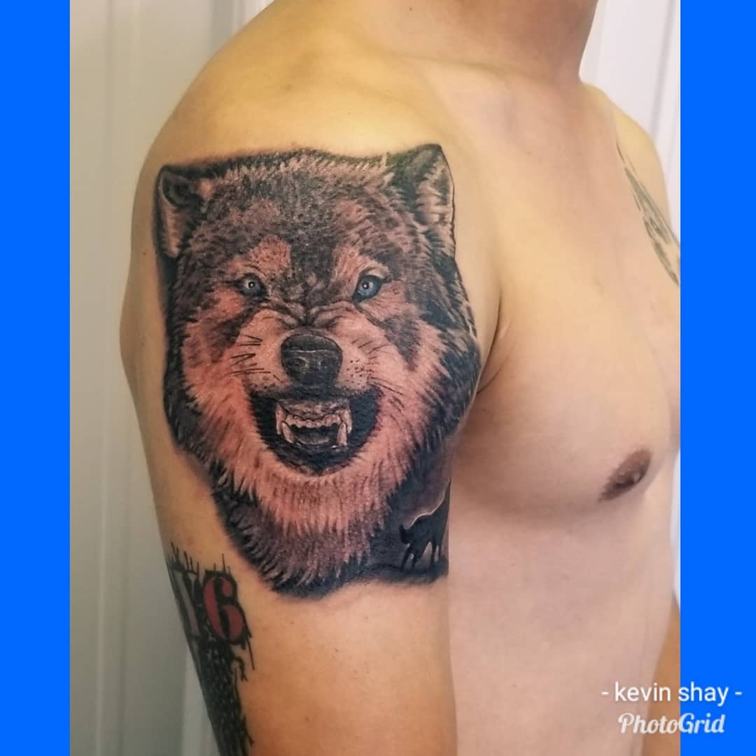 50 Great and Wonderful Tattoos Ideas and Designs of Wolf - Psycho Tats