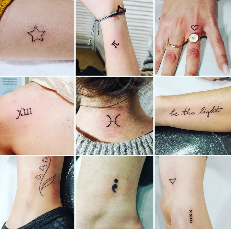 60 Beautiful Minimalistic Tattoo Ideas and Designs - Psycho Tats