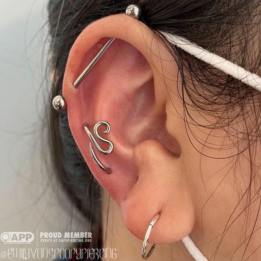 14+ Mesmerizing Orbital Piercing Design Ideas That You Would Certainly ...
