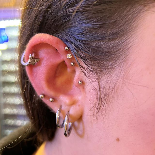 10+ Marvelous Forward Helix Piercing Design Ideas That You’ll Surely ...