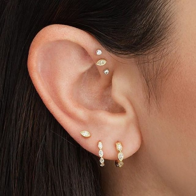 10+ Marvelous Forward Helix Piercing Design Ideas That You’ll Surely ...