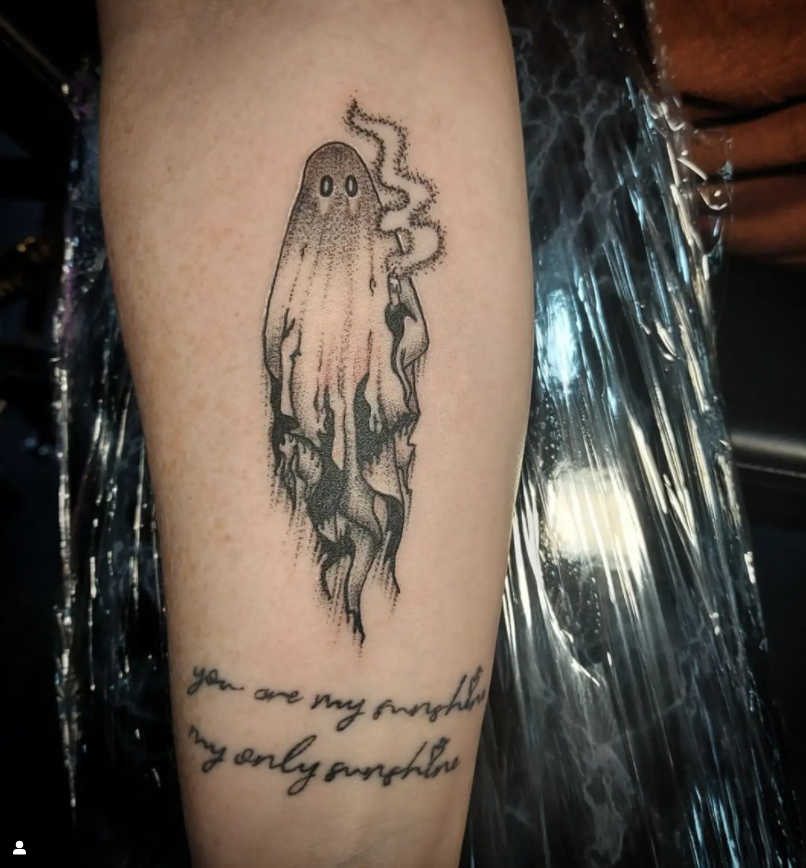 227 Ghost Tattoo Inspirations for Remembering Loved Ones - Psycho Tats