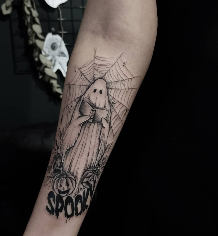 227 Ghost Tattoo Inspirations for Remembering Loved Ones - Psycho Tats