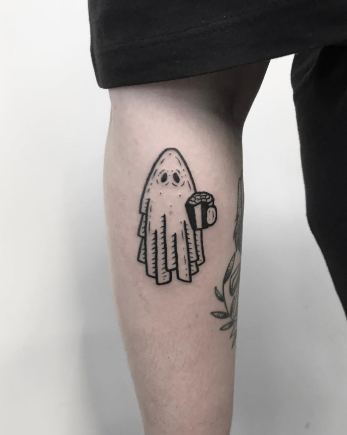 227 Ghost Tattoo Inspirations for Remembering Loved Ones - Psycho Tats