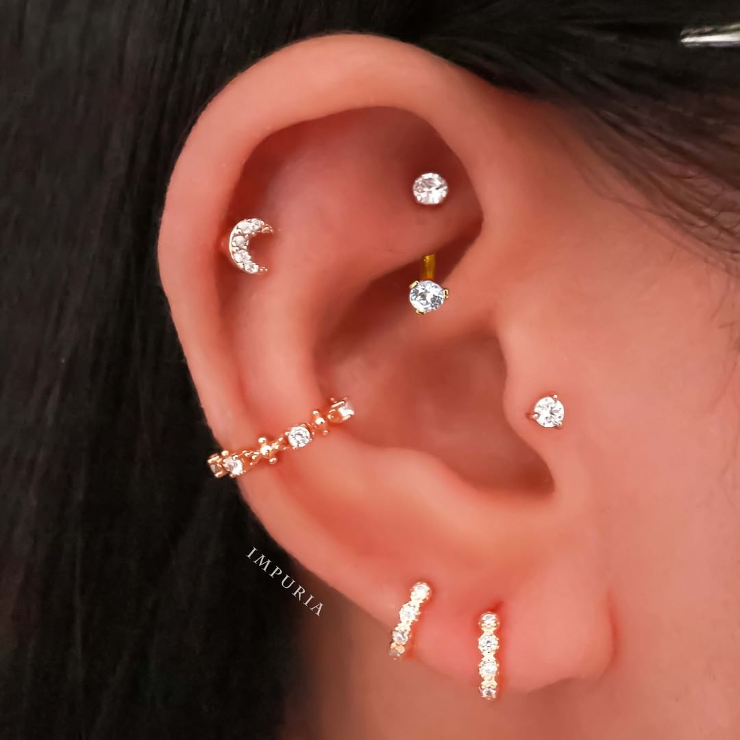 Magnificent Cartilage Piercing Ideas That Look Quite Attractive ...