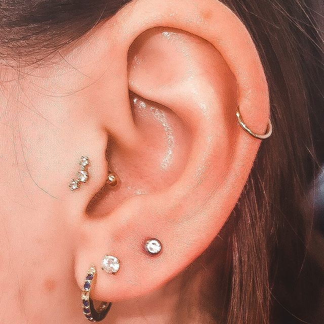 25+ Awe-Inspiring Tragus Piercing Ideas That You’ll Fall In Love With ...