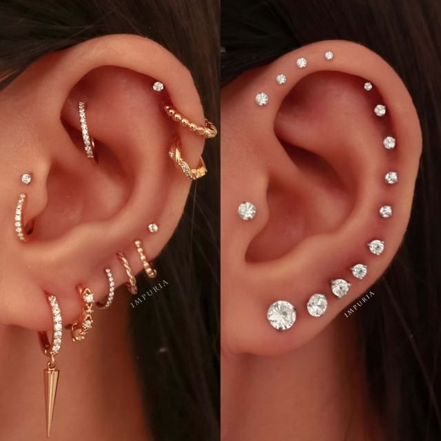 25+ Awe-Inspiring Tragus Piercing Ideas That You’ll Fall In Love With ...