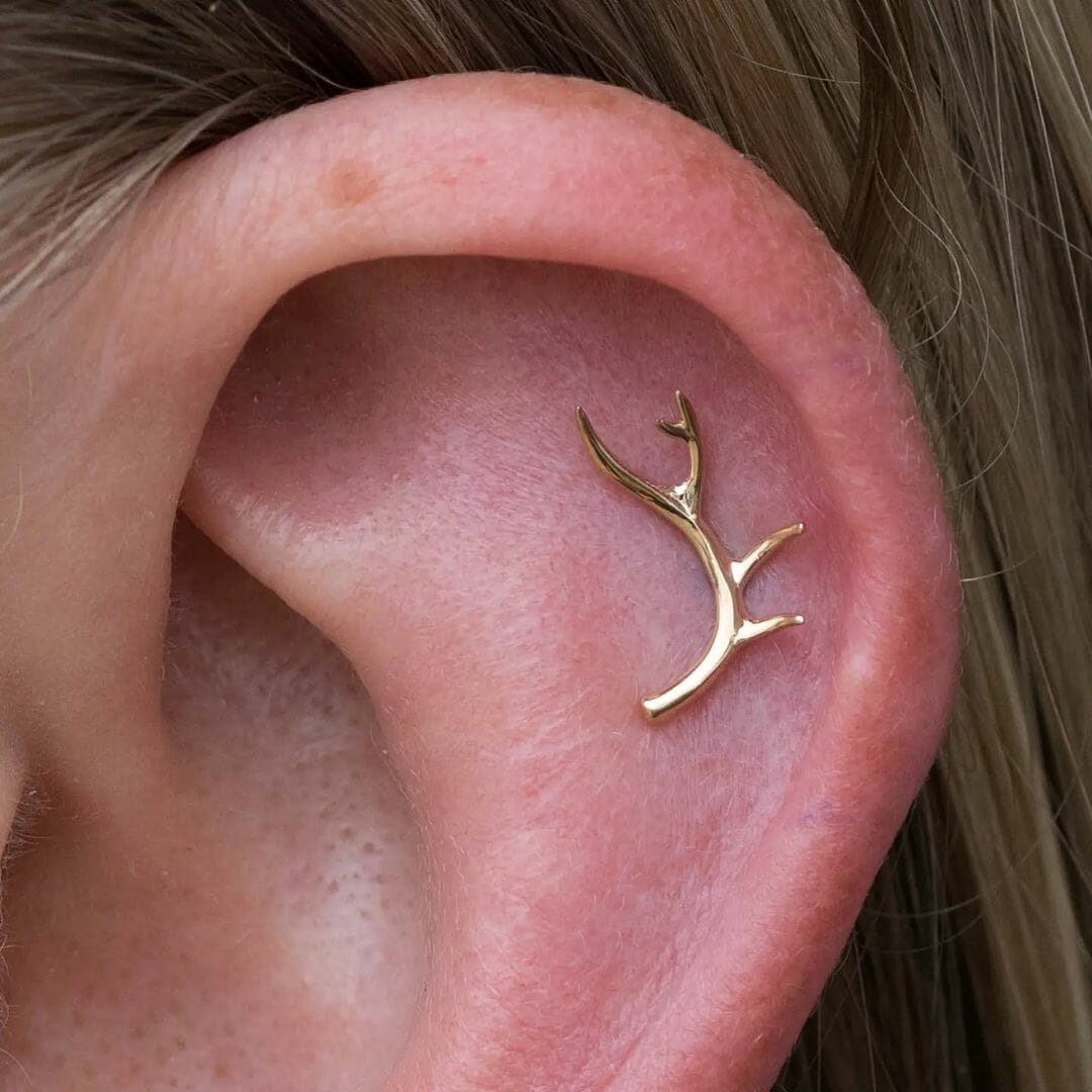 20+ Stunning Helix Piercing Designs That You’ll Adorn - Psycho Tats