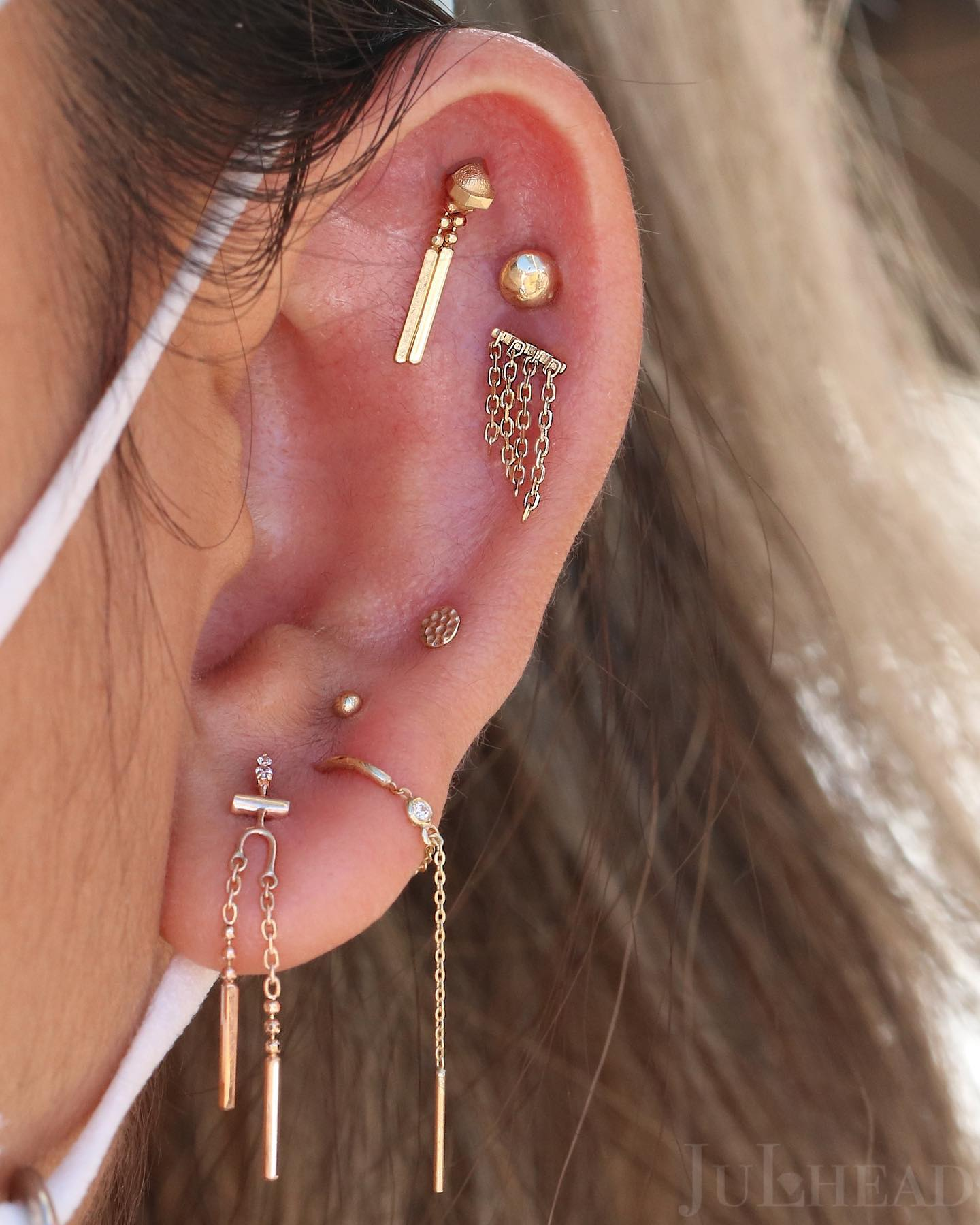 20+ Stunning Helix Piercing Designs That You’ll Adorn - Psycho Tats