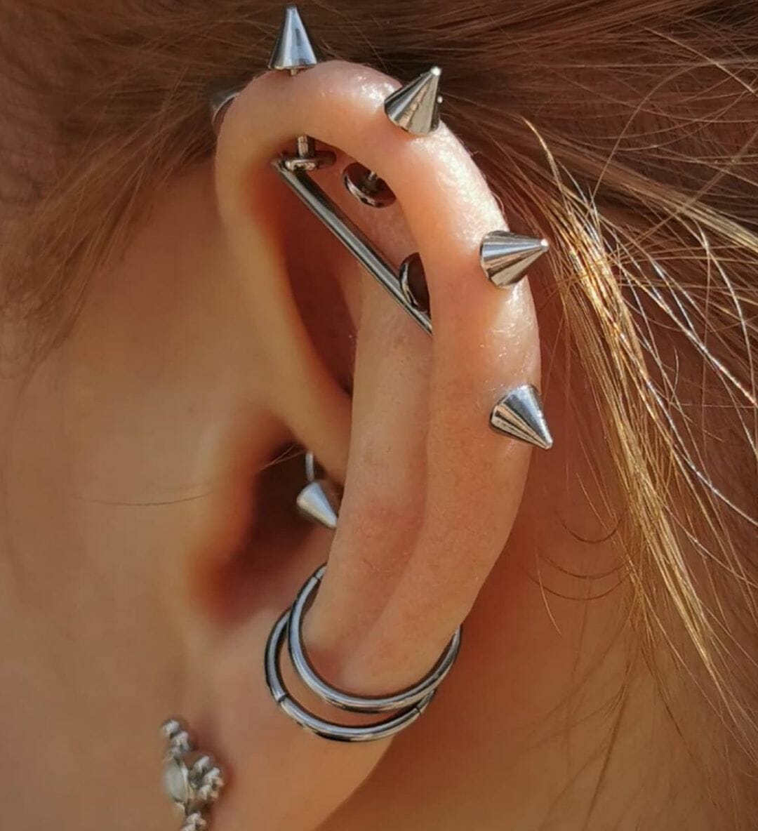 20+ Stunning Helix Piercing Designs That You’ll Adorn - Psycho Tats