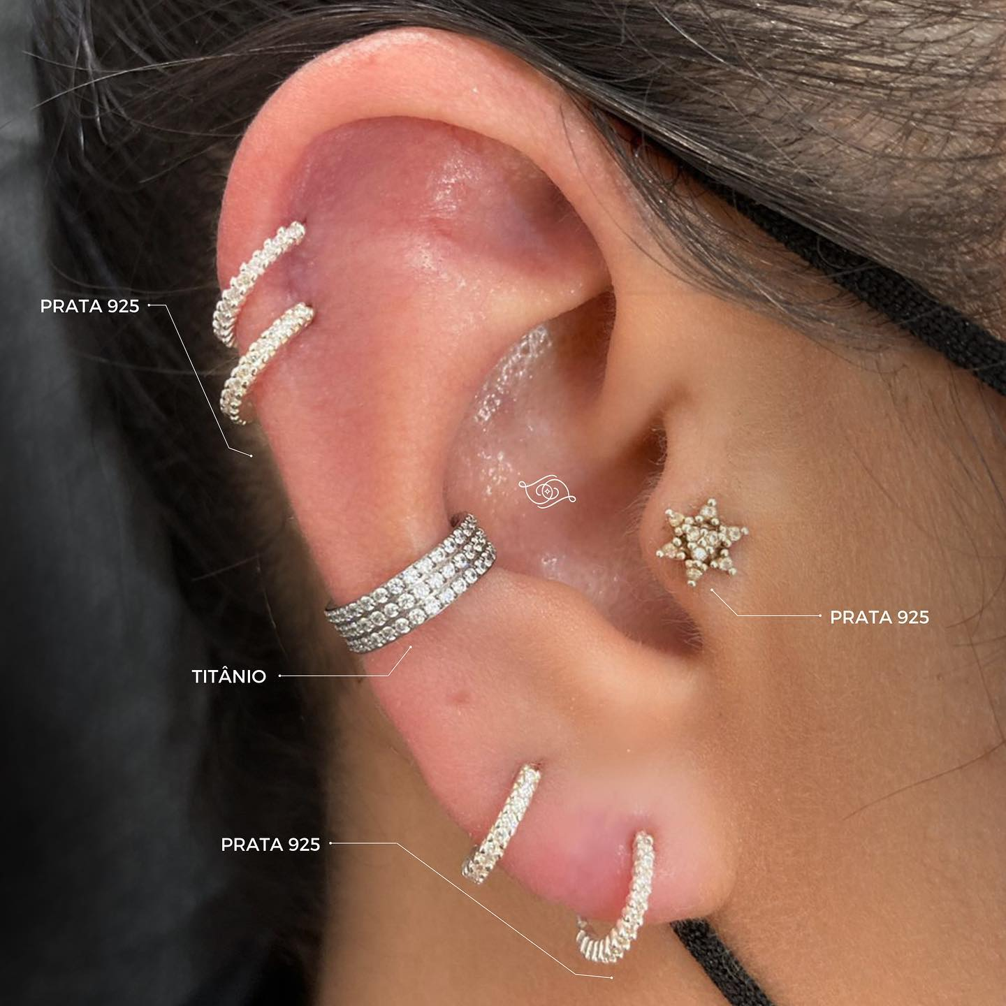20+ Stunning Helix Piercing Designs That You’ll Adorn - Psycho Tats