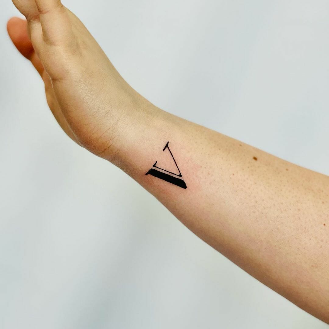 54 Initials Tattoos For Wrist- Express Yourself with Letter Art ...