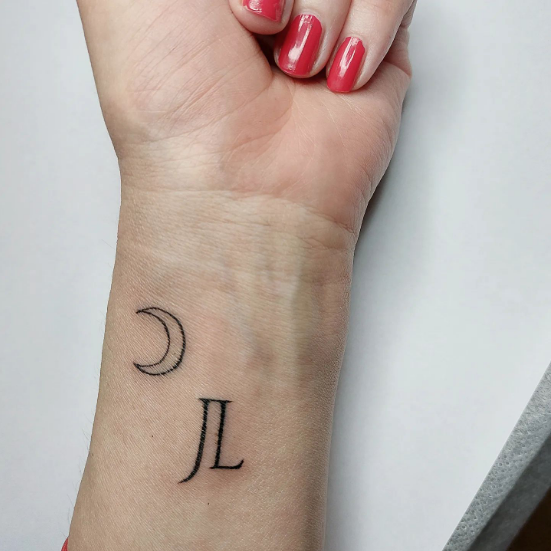 54 Initials Tattoos For Wrist- Express Yourself with Letter Art ...