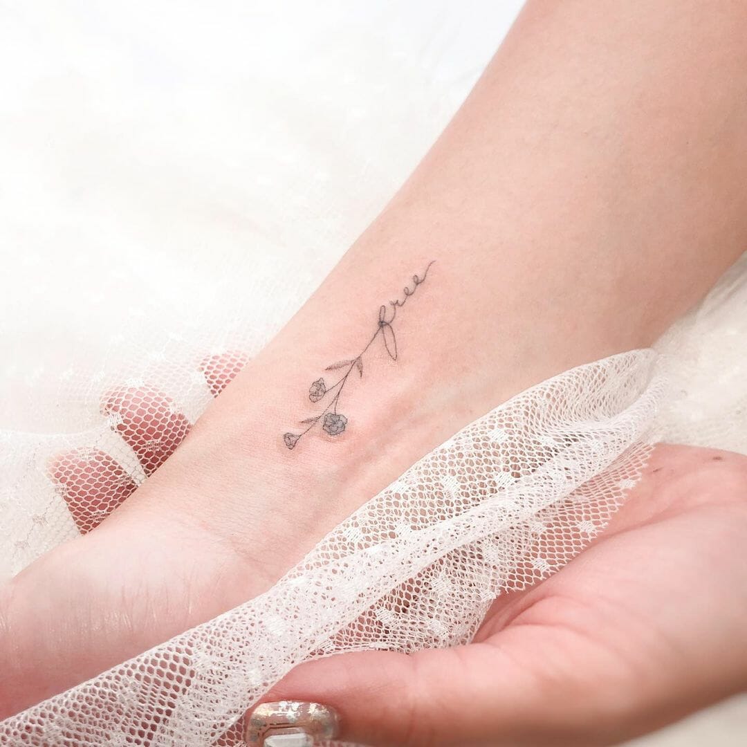 54 Initials Tattoos For Wrist- Express Yourself with Letter Art ...