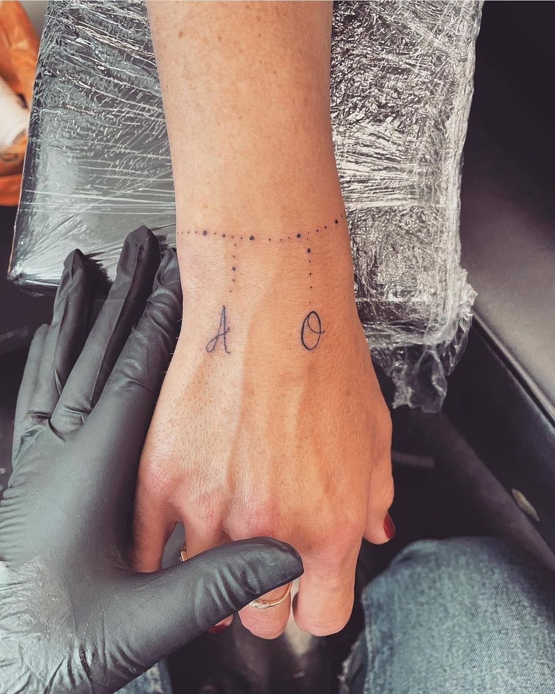 54 Initials Tattoos For Wrist- Express Yourself with Letter Art ...