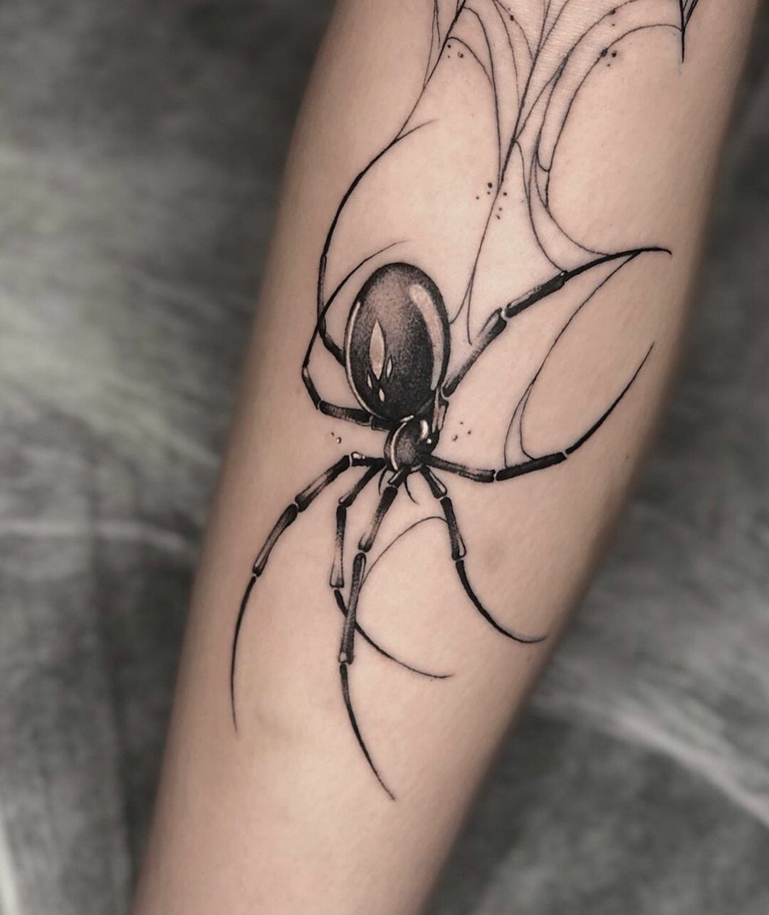 16 Inspiring Black Widow Tattoo Designs That Never Go Out Of Style ...