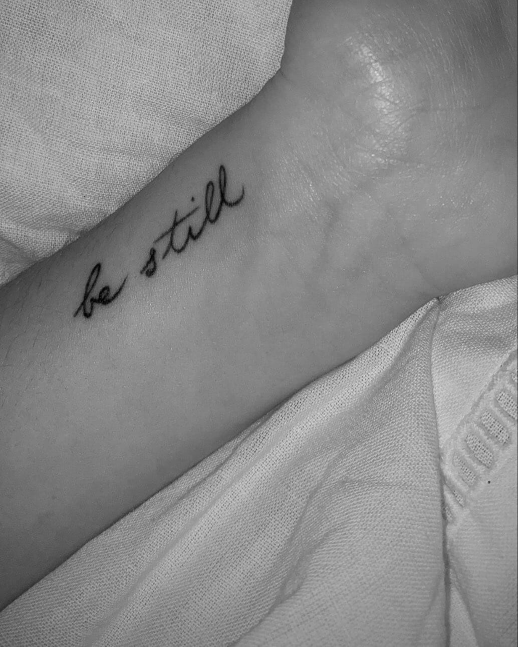 20 Dazzling Be Still Tattoo Ideas for Wrist To Go Crazy For - Psycho Tats