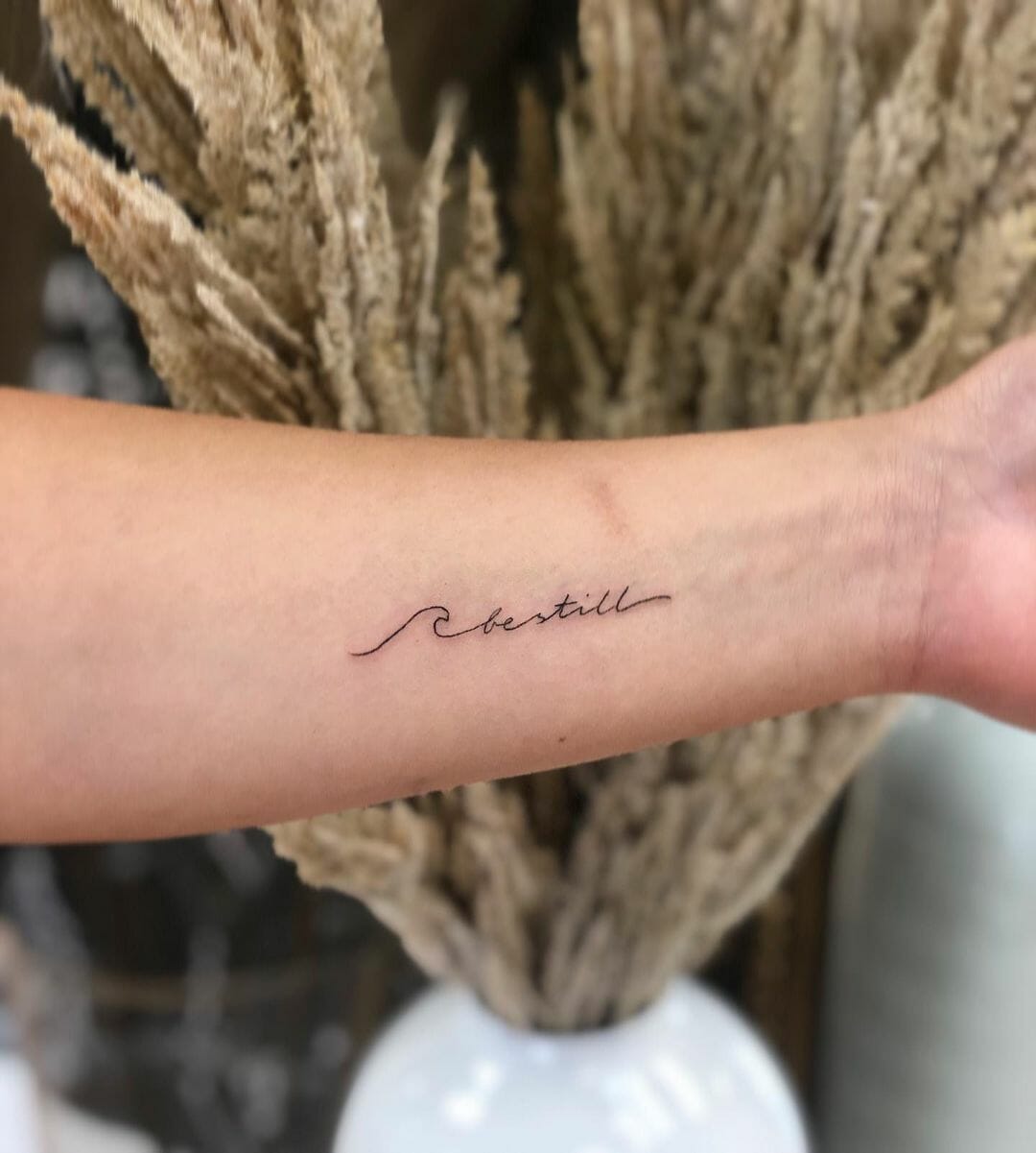 20 Dazzling Be Still Tattoo Ideas for Wrist To Go Crazy For - Psycho Tats