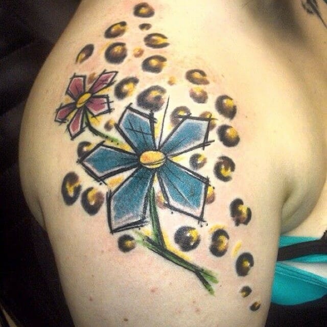63 Awesome Leopard Print Tattoo For Best Inking On Shoulder - Psycho Tats