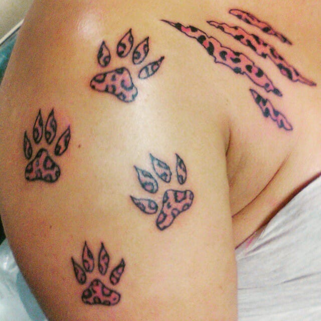 63 Awesome Leopard Print Tattoo For Best Inking On Shoulder - Psycho Tats