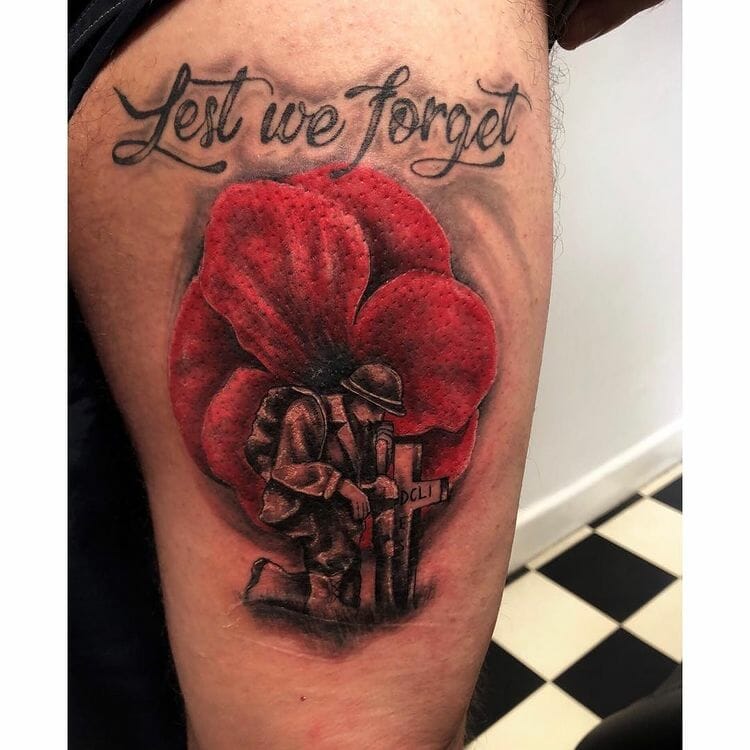 30 Lovely and Delightful Poppy Flower Tattoo Ideas and Design - Psycho Tats