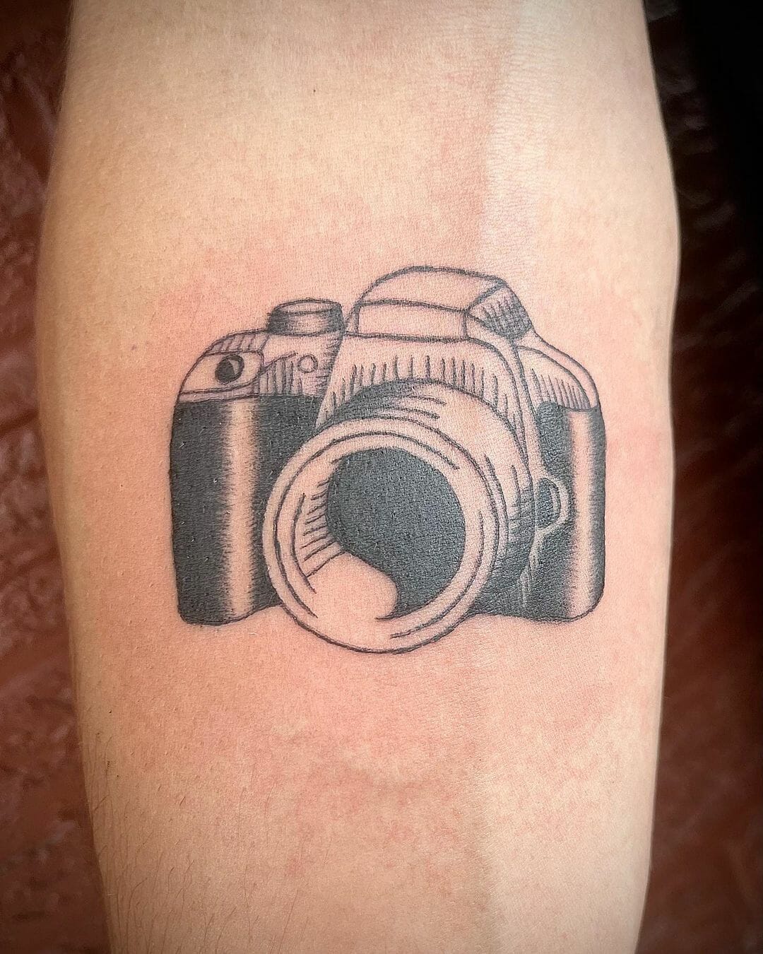 18 Best Camera Tattoos – Digital Camera Tattoo Ideas - Psycho Tats
