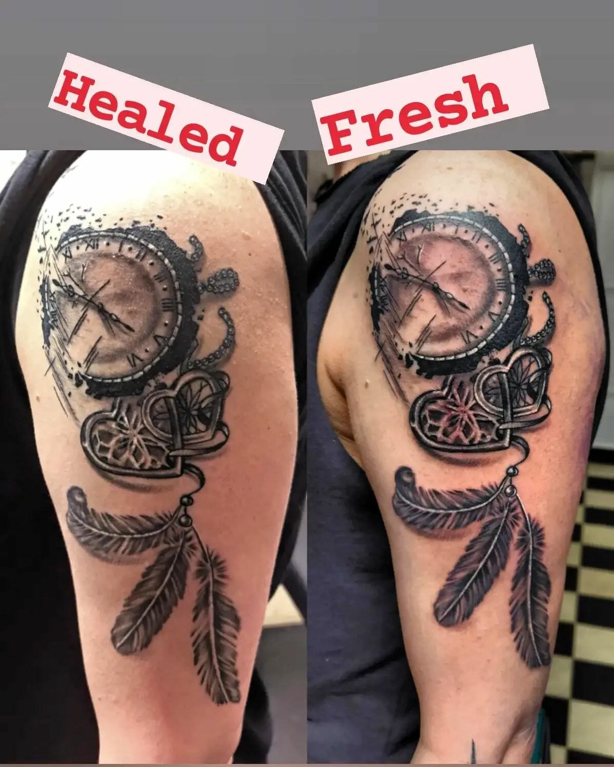 46 Great And Remarkable Dream Catcher Tattoos For Shoulder - Psycho Tats