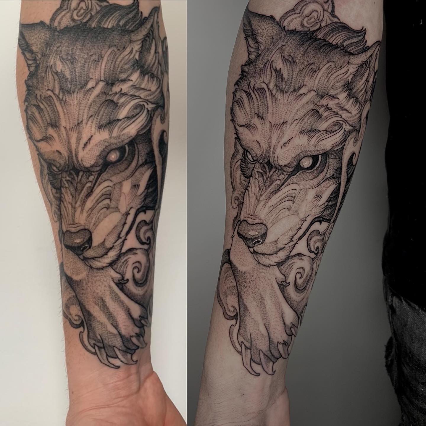 90 Influential And Bold Alpha Wolf Tattoo Ideas And Designs For Men ...