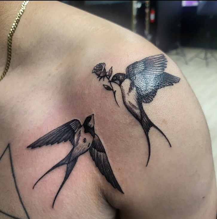 60 Sparkling Birds Tattoo Ideas And Design For Chest That Will Look ...