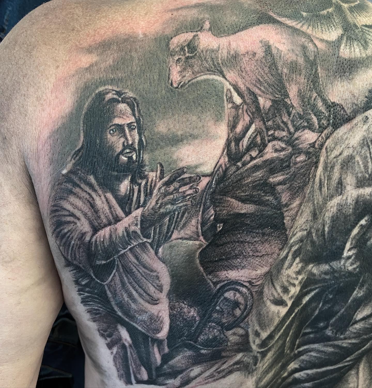 60 Exquisite And Elegant Religious Tattoo Ideas And Design For Back ...