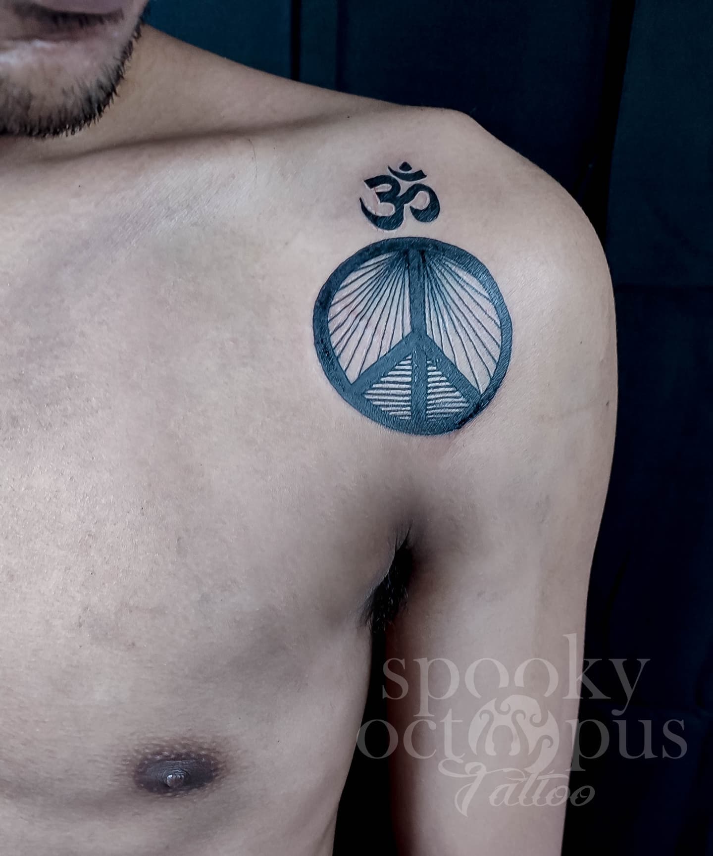 37 Tranquil Ink: Exploring the World of Peace Sign Tattoos - Psycho Tats