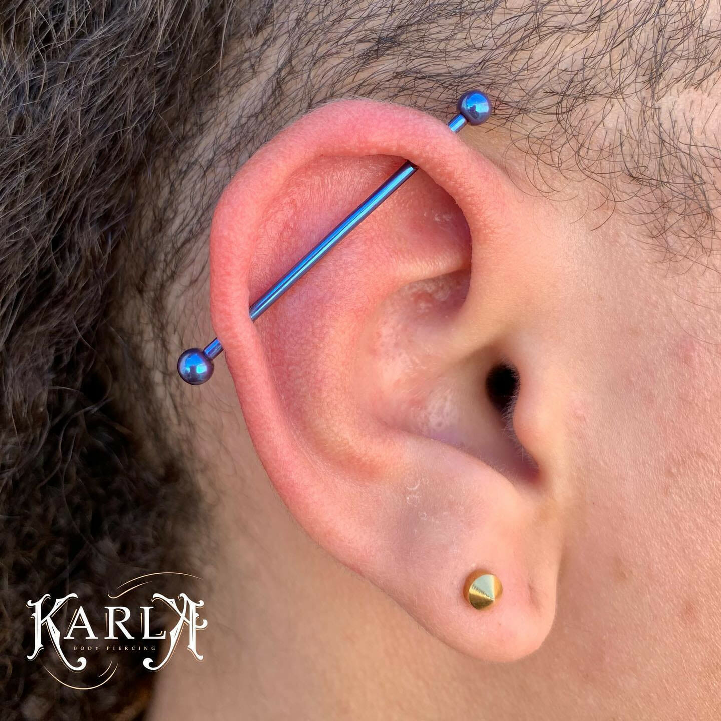 12+ Coolest Industrial Bar Piercing Ideas That You Must Try - Psycho Tats